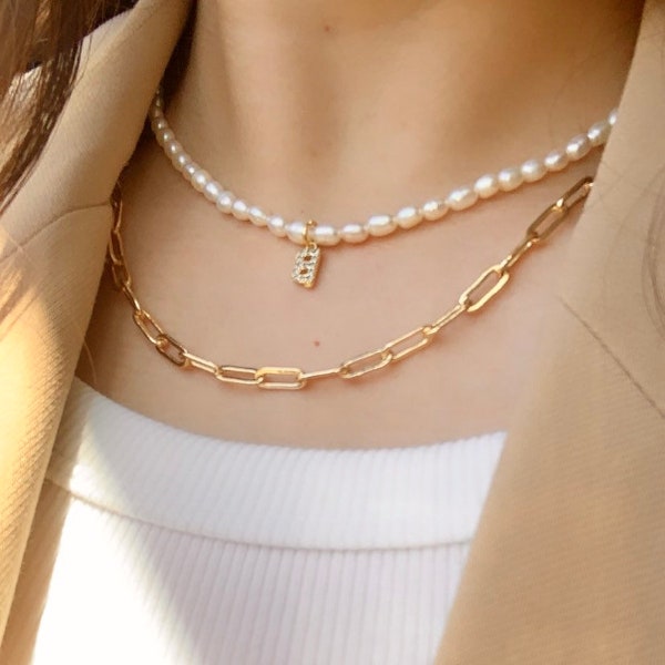 Initial Choker - Etsy