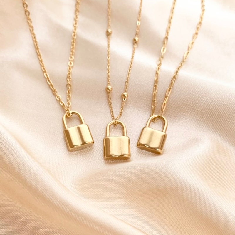 Padlock Necklace - Etsy