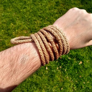Heavy Duty Braided Balearic Sling W/leather Reinforcement - Etsy