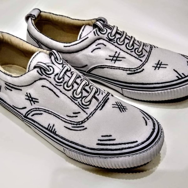 Custom Cartoon Shoes - Etsy