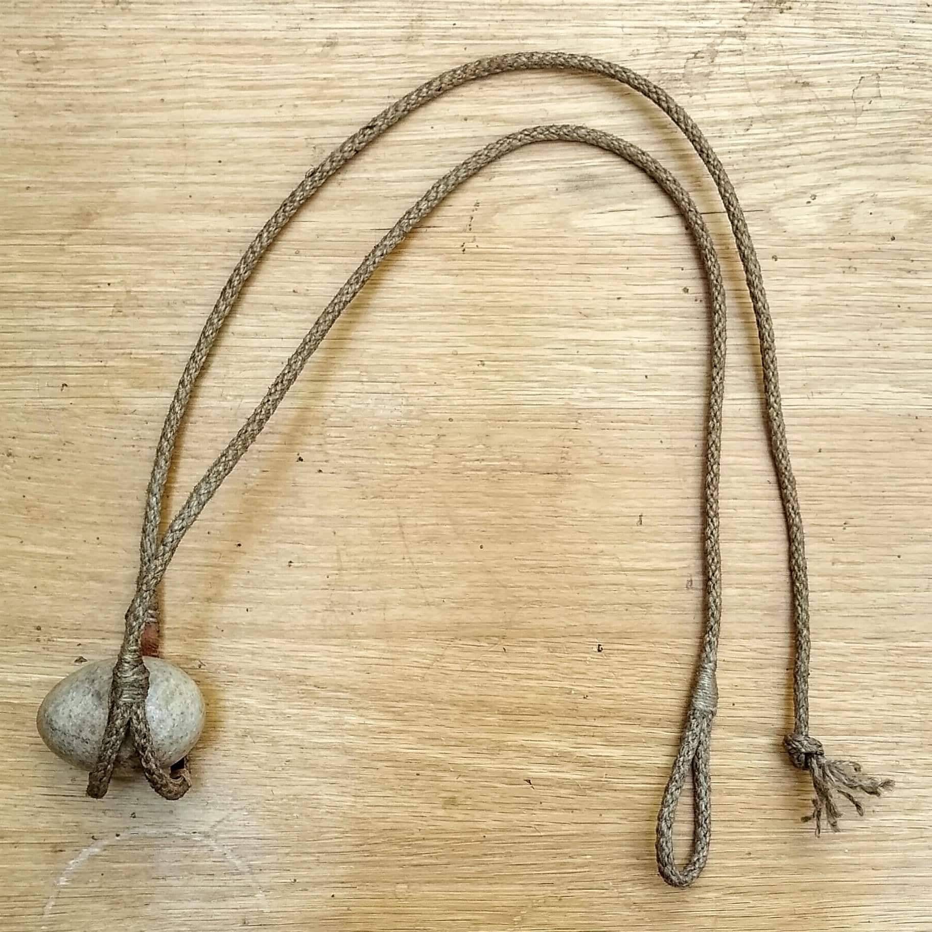 Heavy Duty Braided Balearic Sling W/leather Reinforcement - Etsy