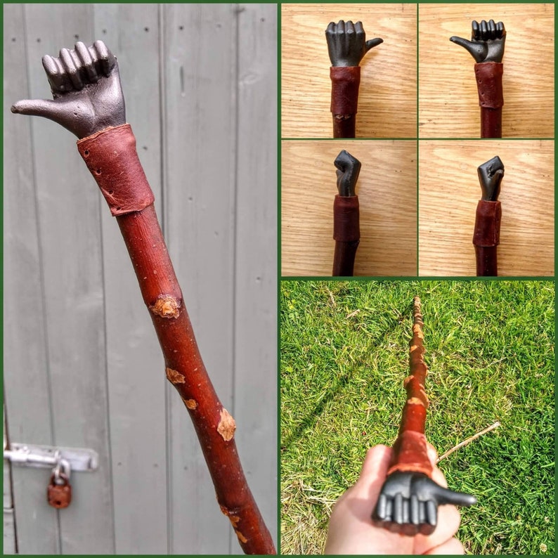 Steel Head Blackthorn Walking Thumb Stick 6 - Etsy