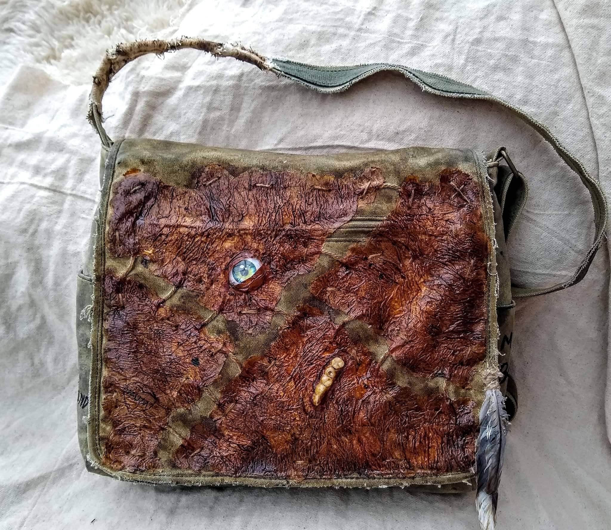 Post Apocalyptic Human Skin (not Really) Messenger Bag - Etsy UK