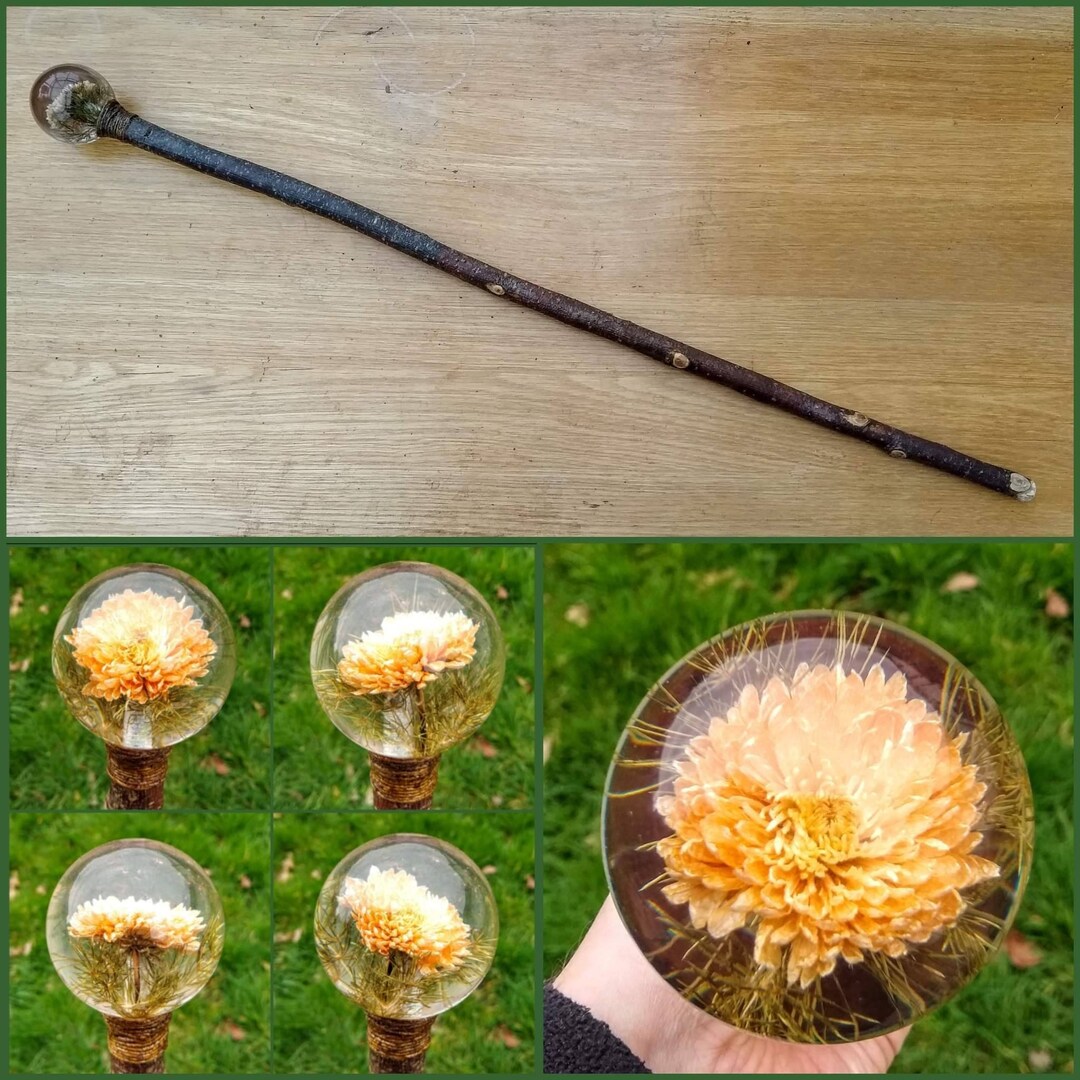 Flower Walking Stick - Etsy