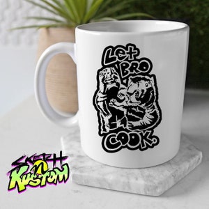 Let Bro Cook Meme Mug With Gophers // Funny Gopher Meme Gifts // Funny ...