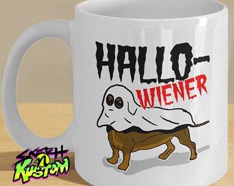 Dachshund Wiener Dog Gifts Printed Art Mug // Funny Sausage | Etsy