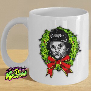 Eazy Christmas Rapper Mug - E Mug Christmas Themed Rap Mug - Gangsta ...