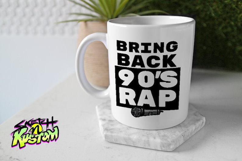 Rap / Hip Hop Gift Mug // 90s Rapper Lover Coffee Cup Art // - Etsy