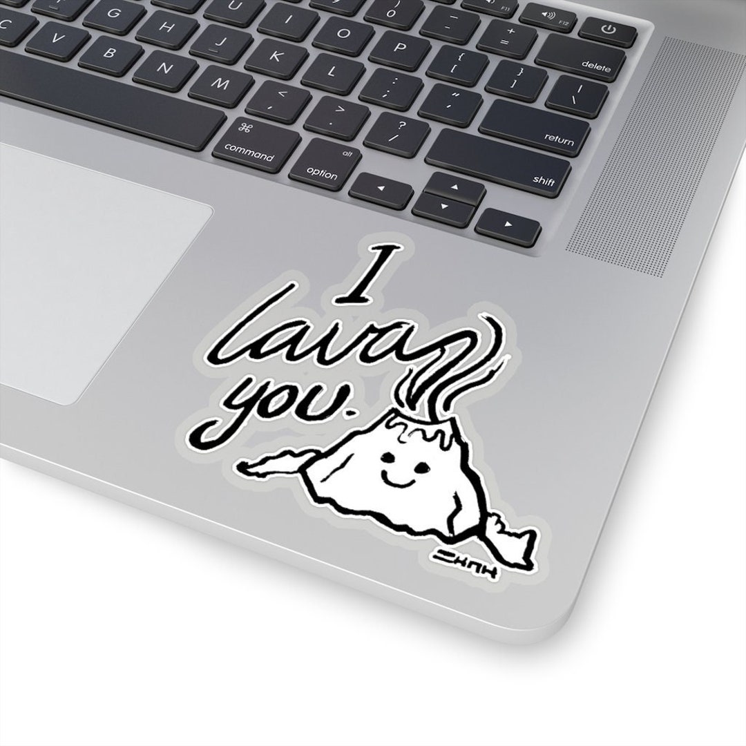 Valentine's Day I Lava Love You Sticker I Lava You Sticker I Lava You ...
