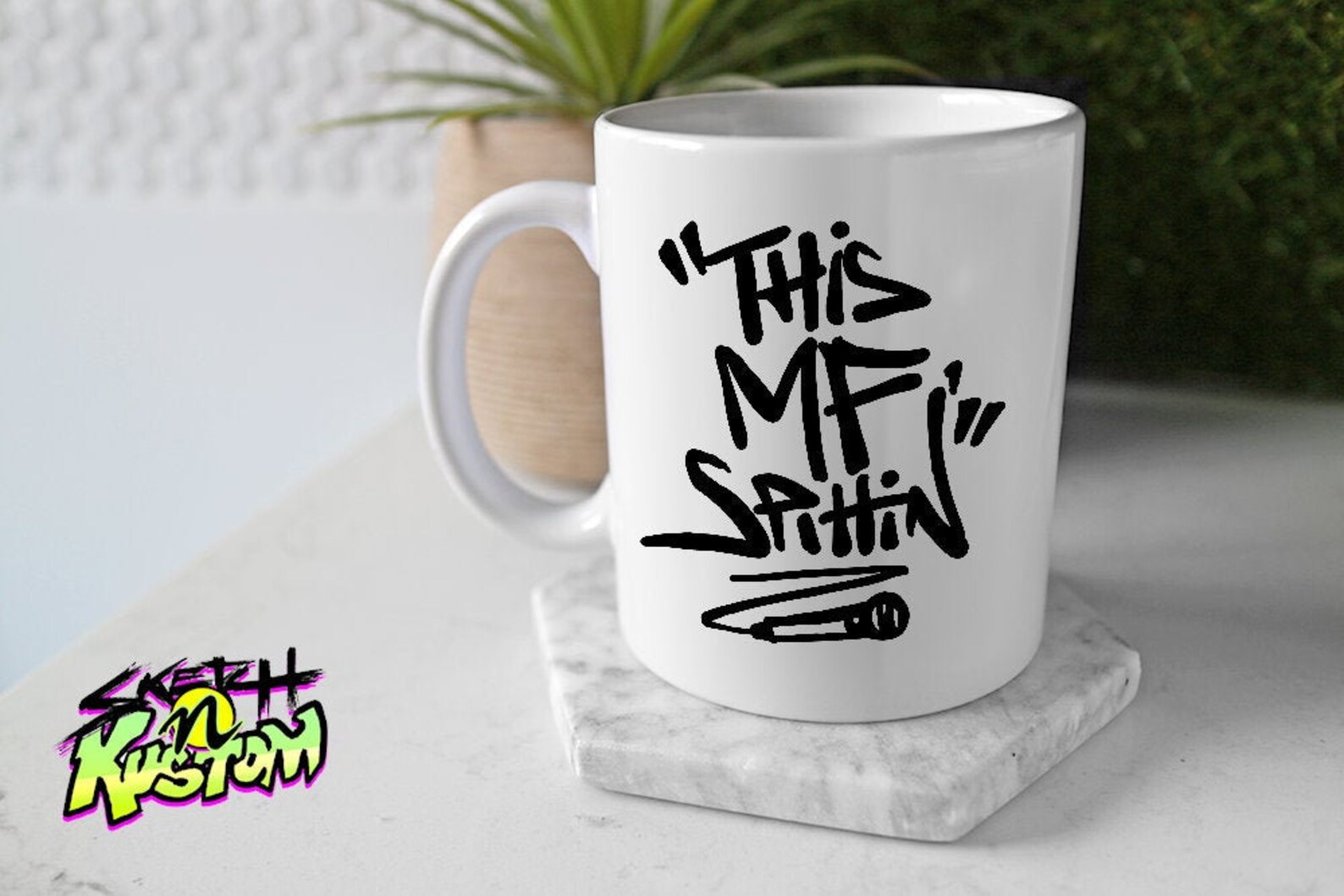 This MF Spittin' Meme Mug – Funny Rap Lyric Gift - Etsy