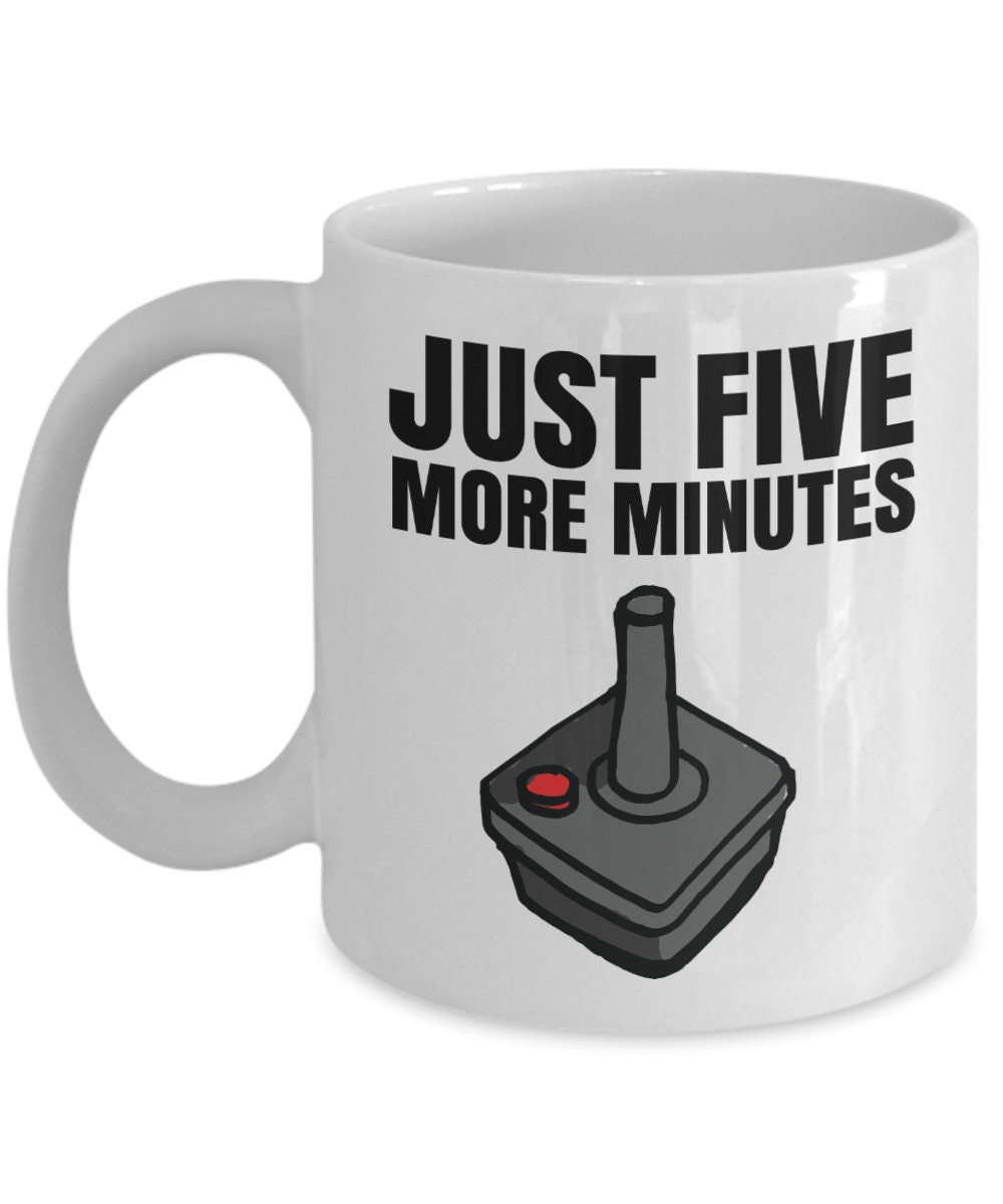 Funny Retro Gamer With Joystick Mug Coffee Cup Gift Just - Etsy