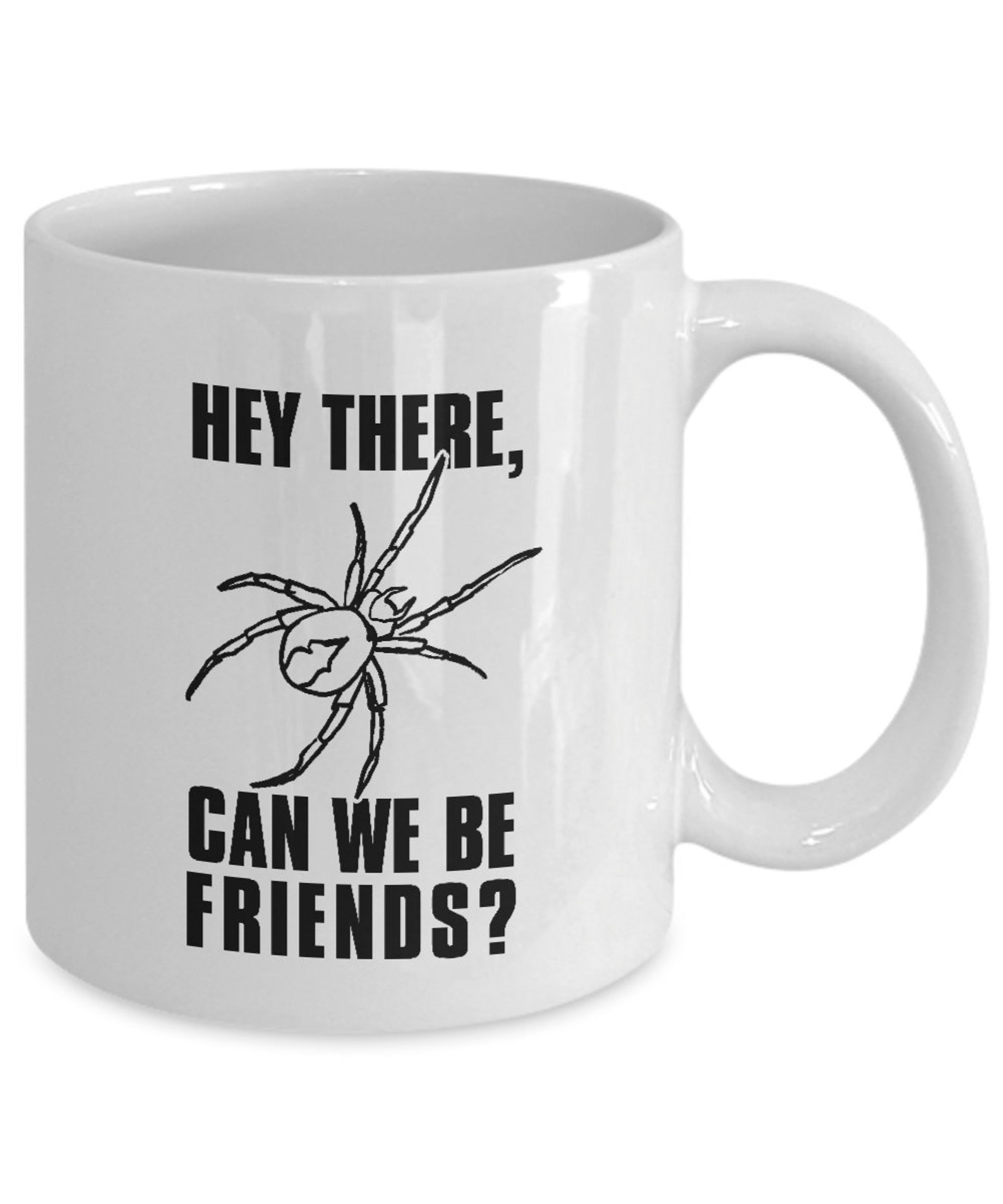 Spider Lover Mug - Best Friend Coffee Cup Gifts - Funny Insect Art ...