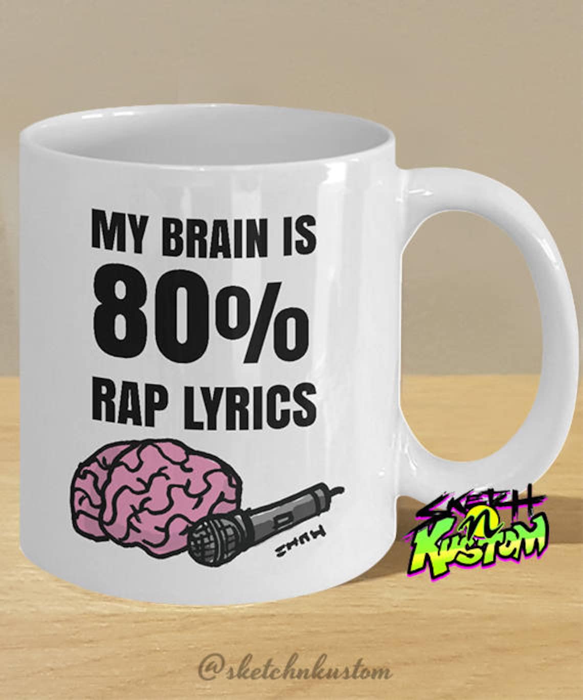 Hip Hop Lyrics Lover Mug Funny Rap Gift Decor Rapper Fan - Etsy
