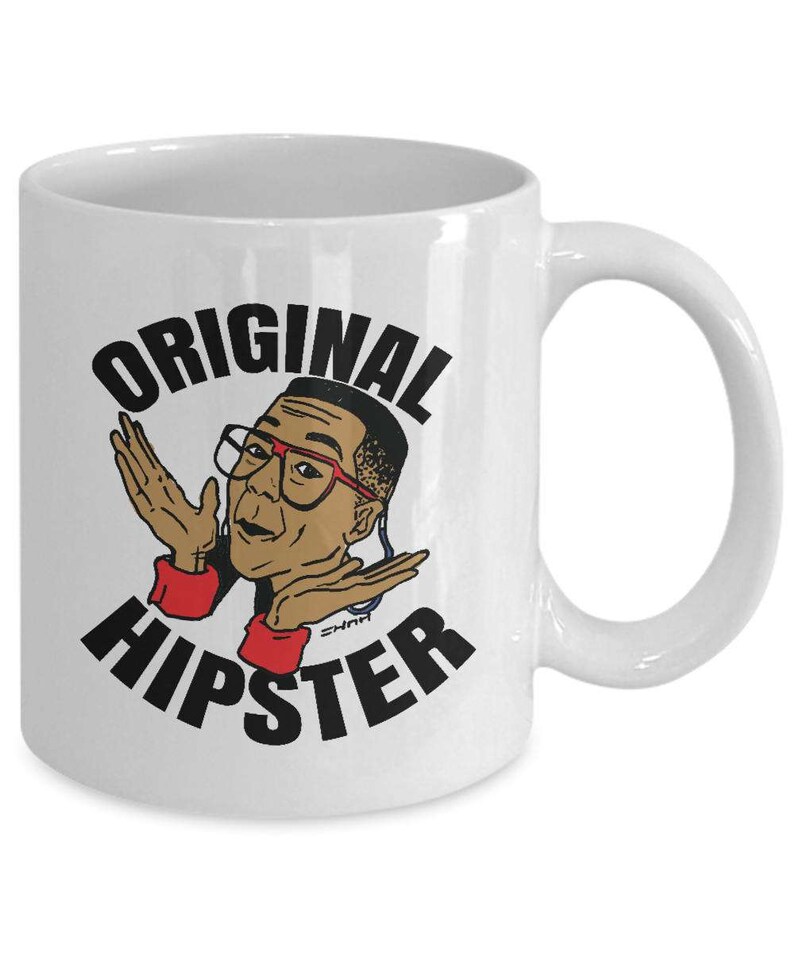 Funny Geek, Hipster Nerd Mug With a Geek Wearing Glasses! 'original ...