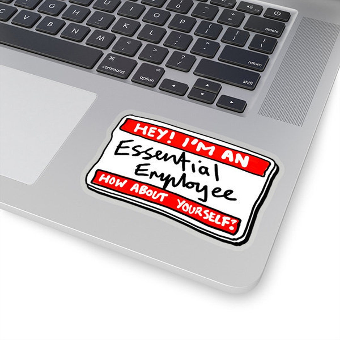 Funny Essential Employee Meme, Essential Employee Name Tag for Workers ...