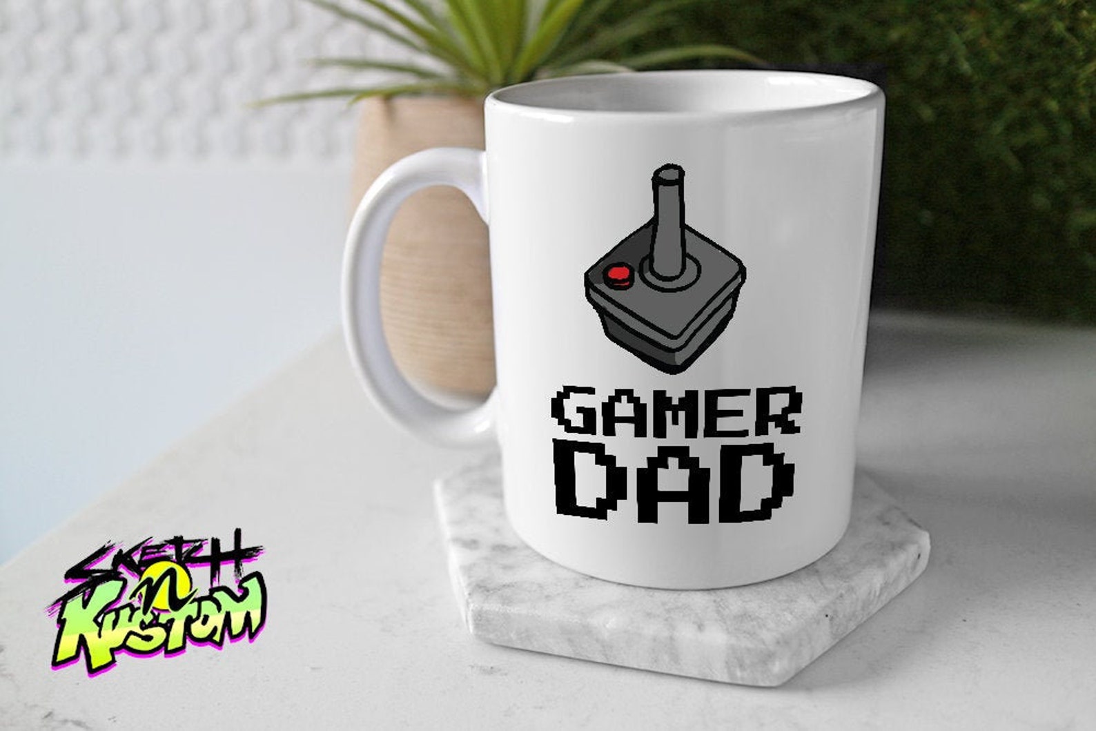 Video Gamer Dad Mug // Gifts for the Retro Geek // Funny Gamer Gift Cup ...