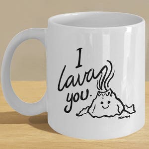 Valentine's Day I Lava (love) You Gift Mug - I Lava You Mug - I Lava ...