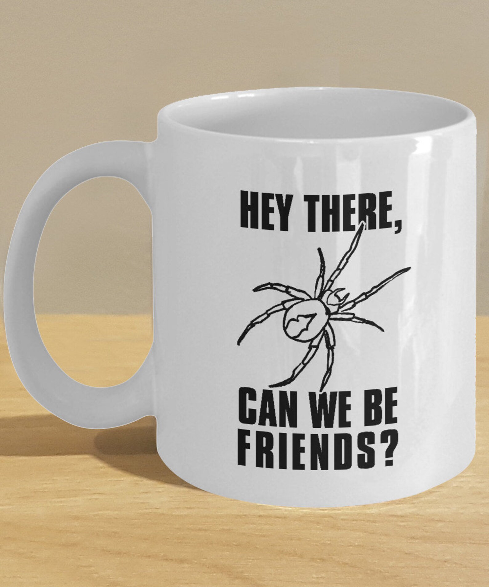 Spider Lover Mug - Best Friend Coffee Cup Gifts - Funny Insect Art ...