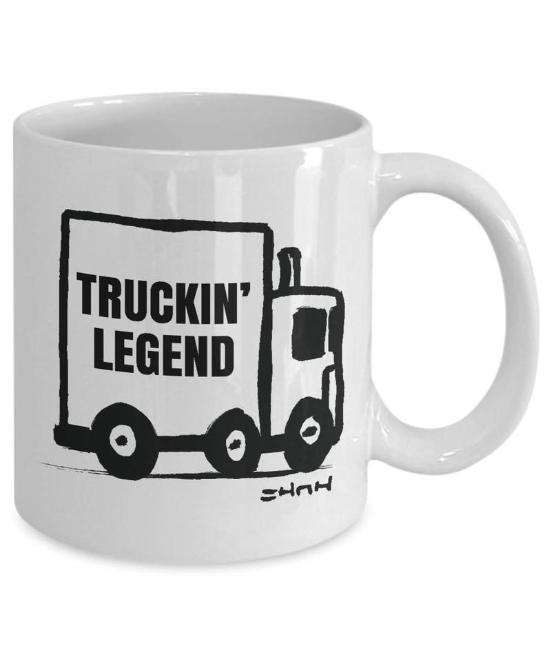 Truck Driver Gift Mug / Funny Trucker Cup / Truckin' - Etsy