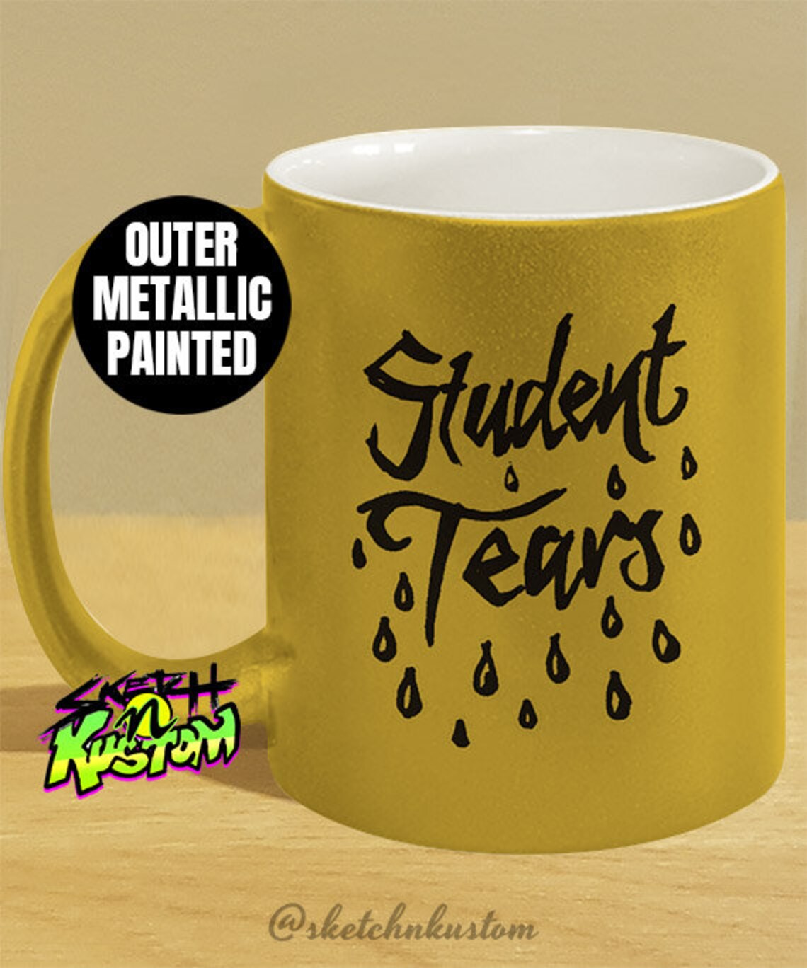 Gold Student Tears Mug Graduation Student Gift Mug for Him - Etsy