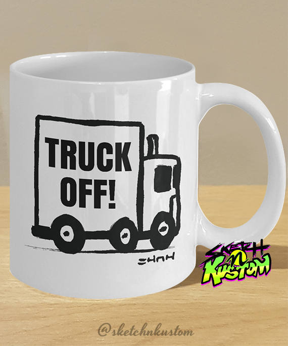 Truck Driver Gift Mug / Funny Trucker cup / 'Truck | Etsy