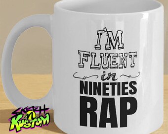 Rap / Hip Hop Gift Mug // 90s Rapper Lover Coffee Cup Art // | Etsy