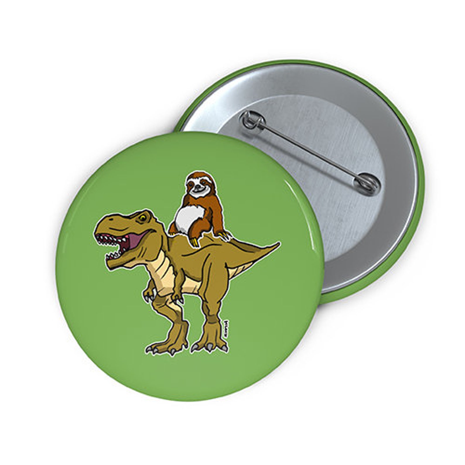 Sloth Pins for Sloth Lovers Sloth Pinback Button of a Sloth | Etsy