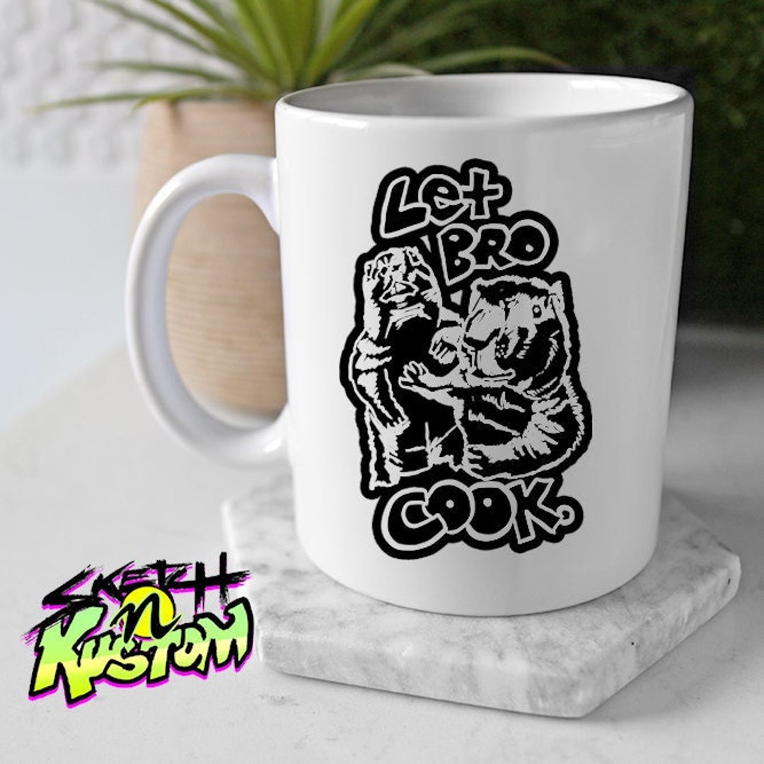 Let Bro Cook Meme Mug With Gophers // Funny Gopher Meme Gifts // Funny ...
