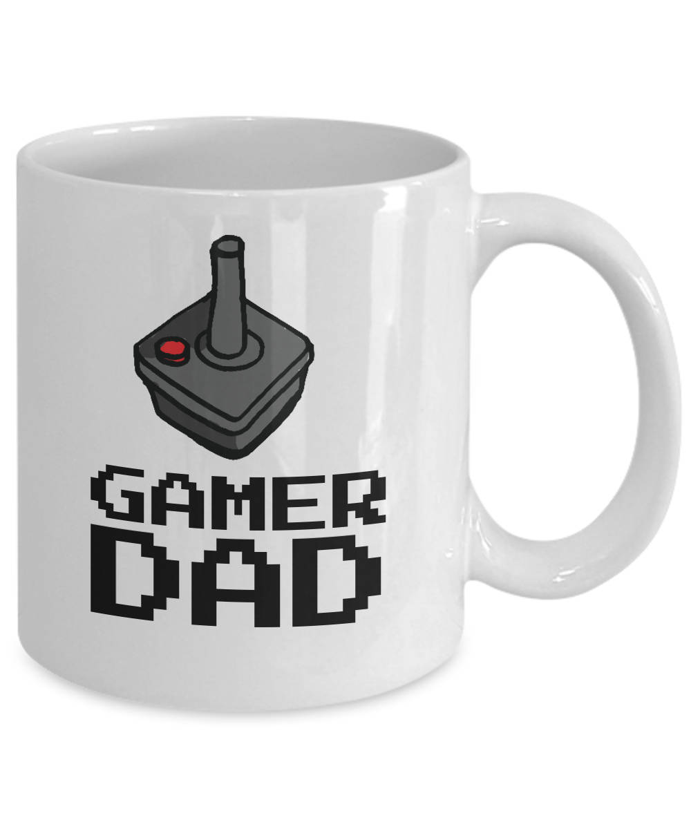 Video Gamer Dad Mug // Gifts for the Retro Geek // Funny Gamer Gift Cup ...