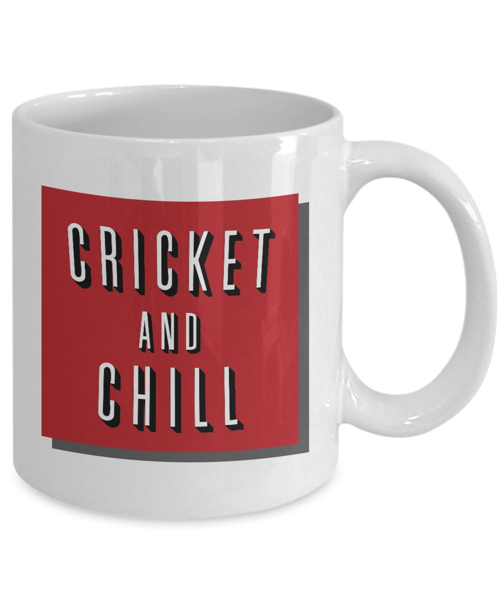 Funny Cricket and Chill Meme Mug, Personalized Gift - Etsy
