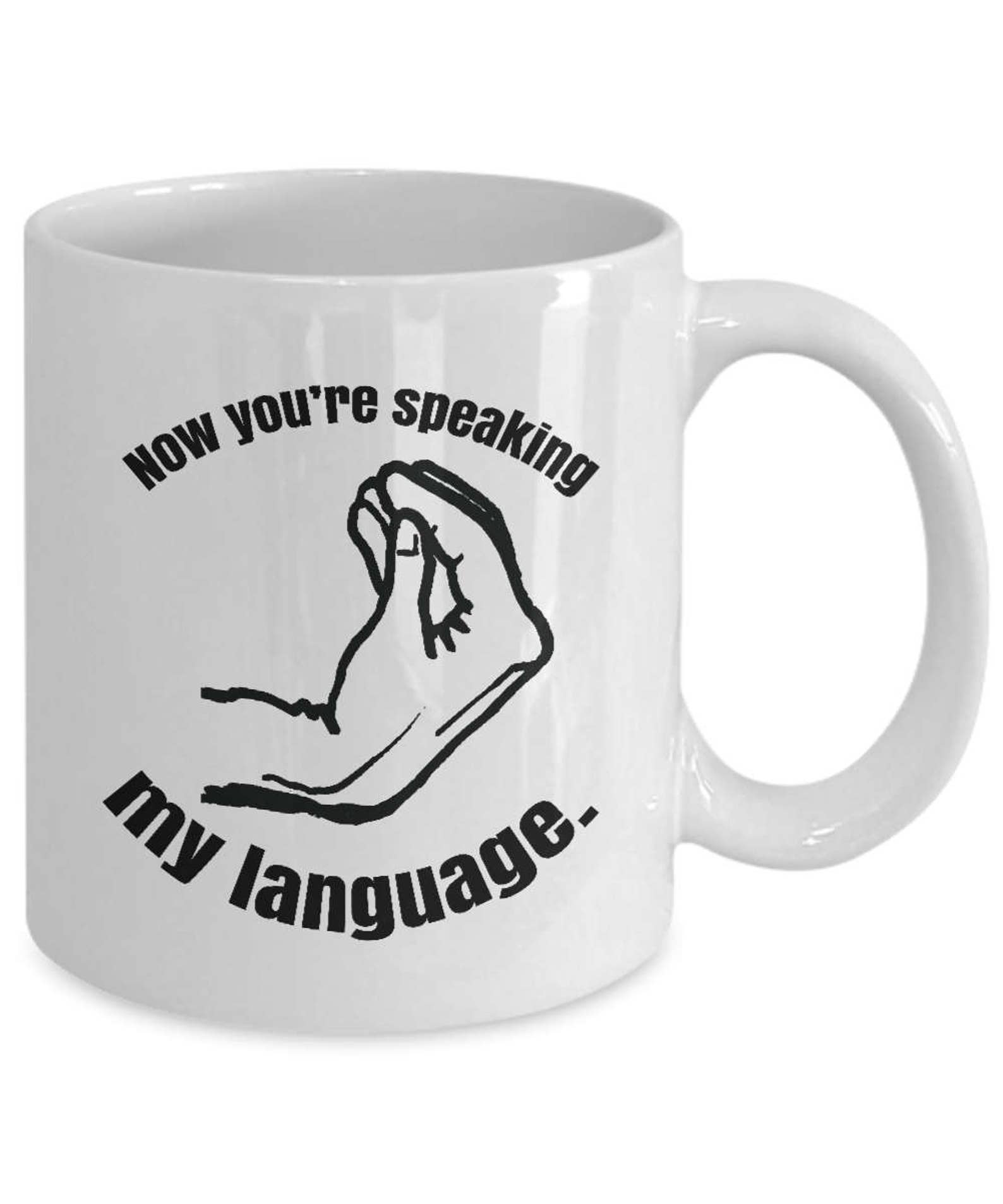 Italians Hand Meme Gift Mug - Funny Italy Coffee Cup - 'now You're ...