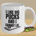 Ice Hockey Gifts // Puck Mug // Funny Stick/puck // Ice Hockey Fan ...