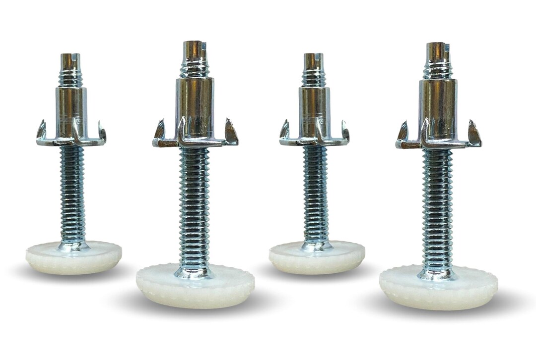 5/1618 White Nylon Furniture Leveler Glides 1 - Etsy