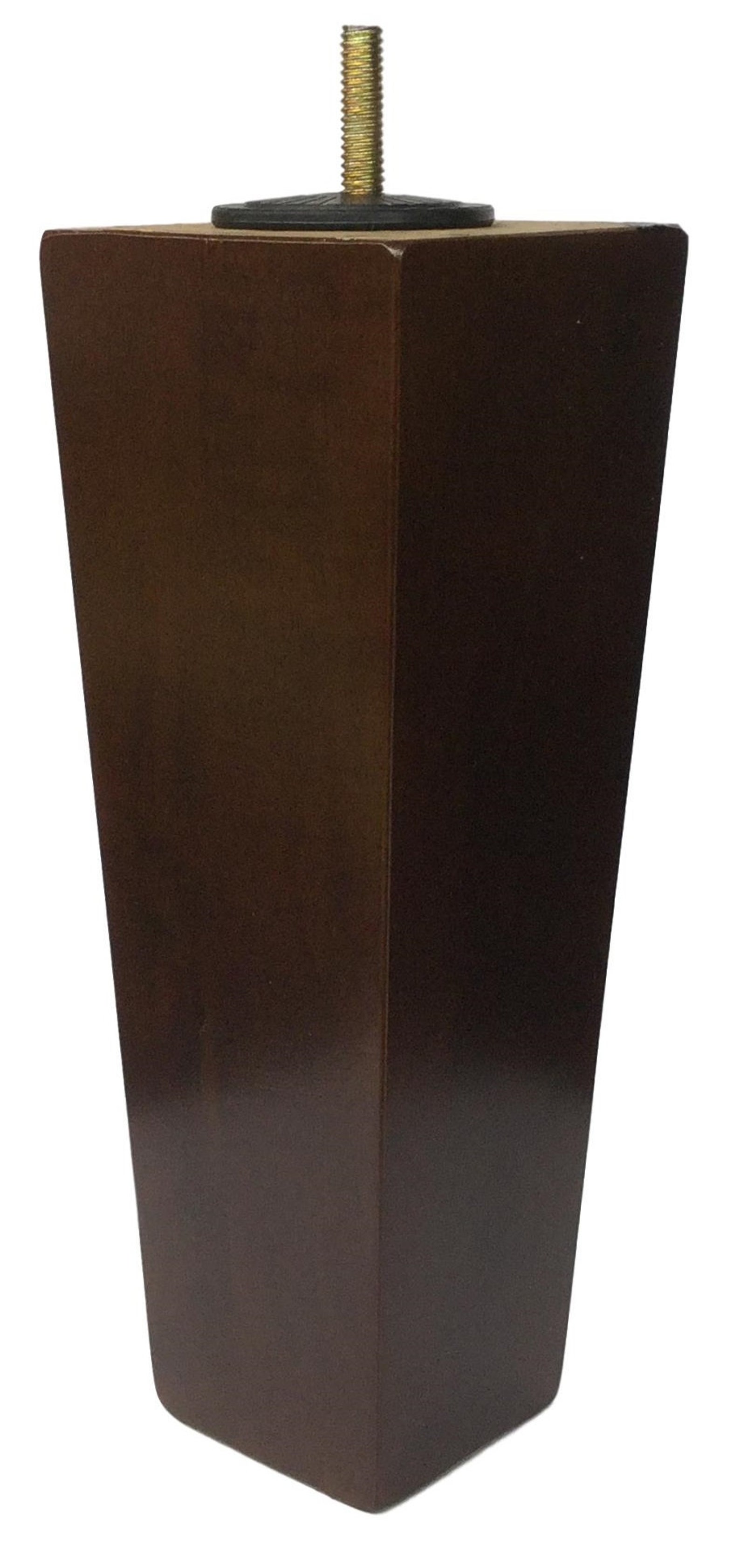 8" Wood Tapered Dark Walnut Finish Sofa/couch/chair Furniture Legs ...