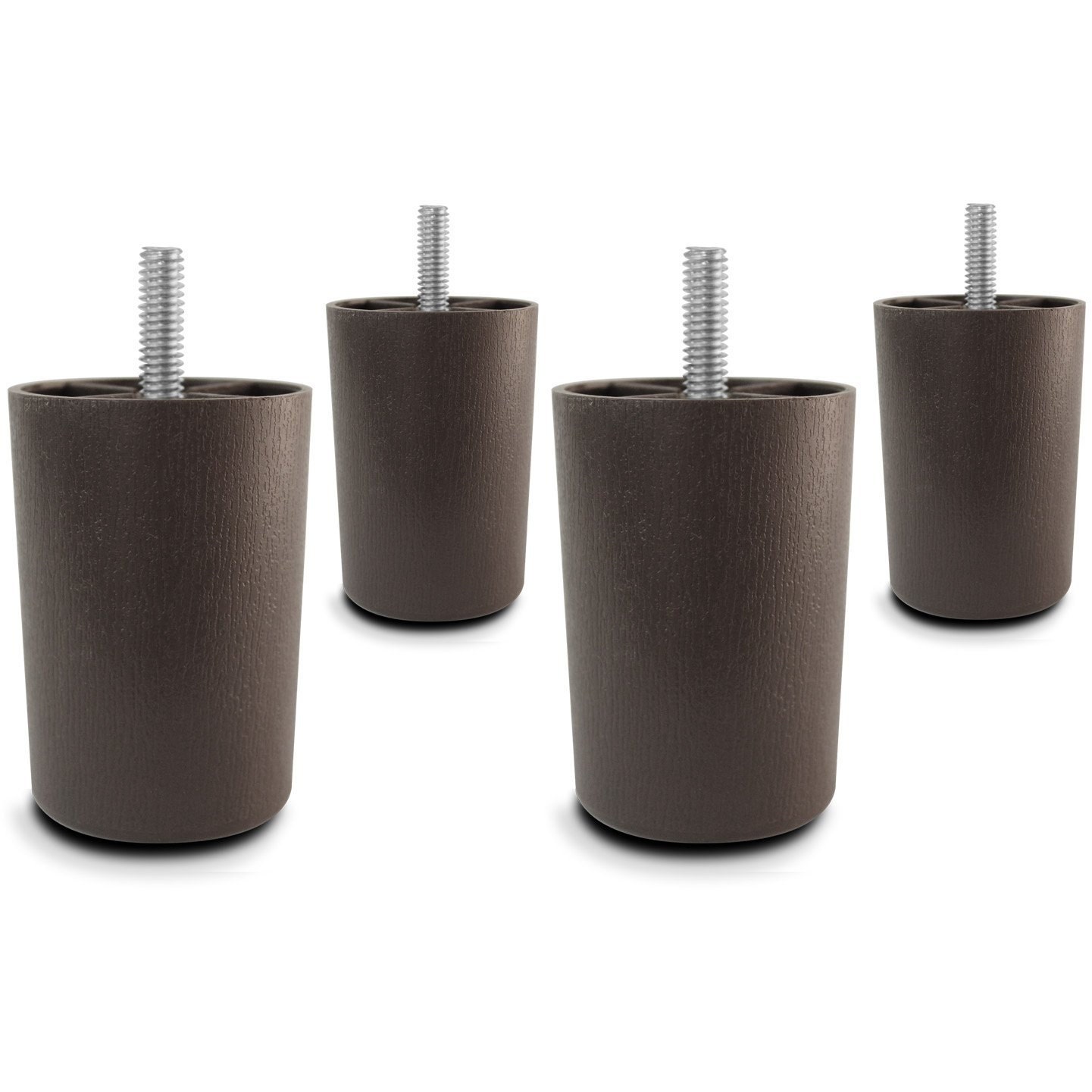 3" Universal Brown Plastic Furniture Legs Sofa/couch/chair - Set of 4 ...