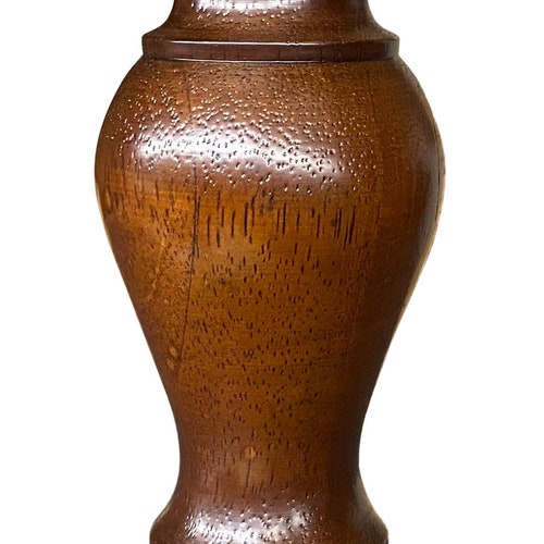 6 Turned Round Buns Walnut Finish Tapered Furniture Wood - Etsy