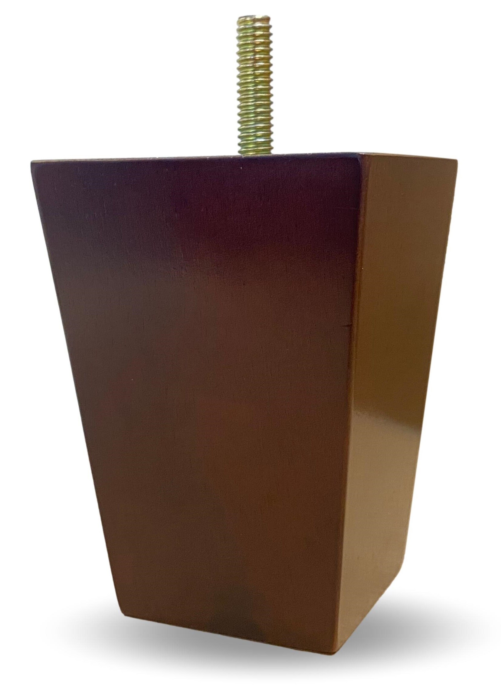 3 Inch Sofa Furniture Legs Walnut Finish Pyramid Tapered | Etsy