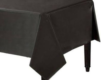 Black Plastic Cover for Table - Etsy