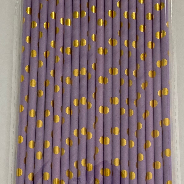 Lavender Straws - Etsy