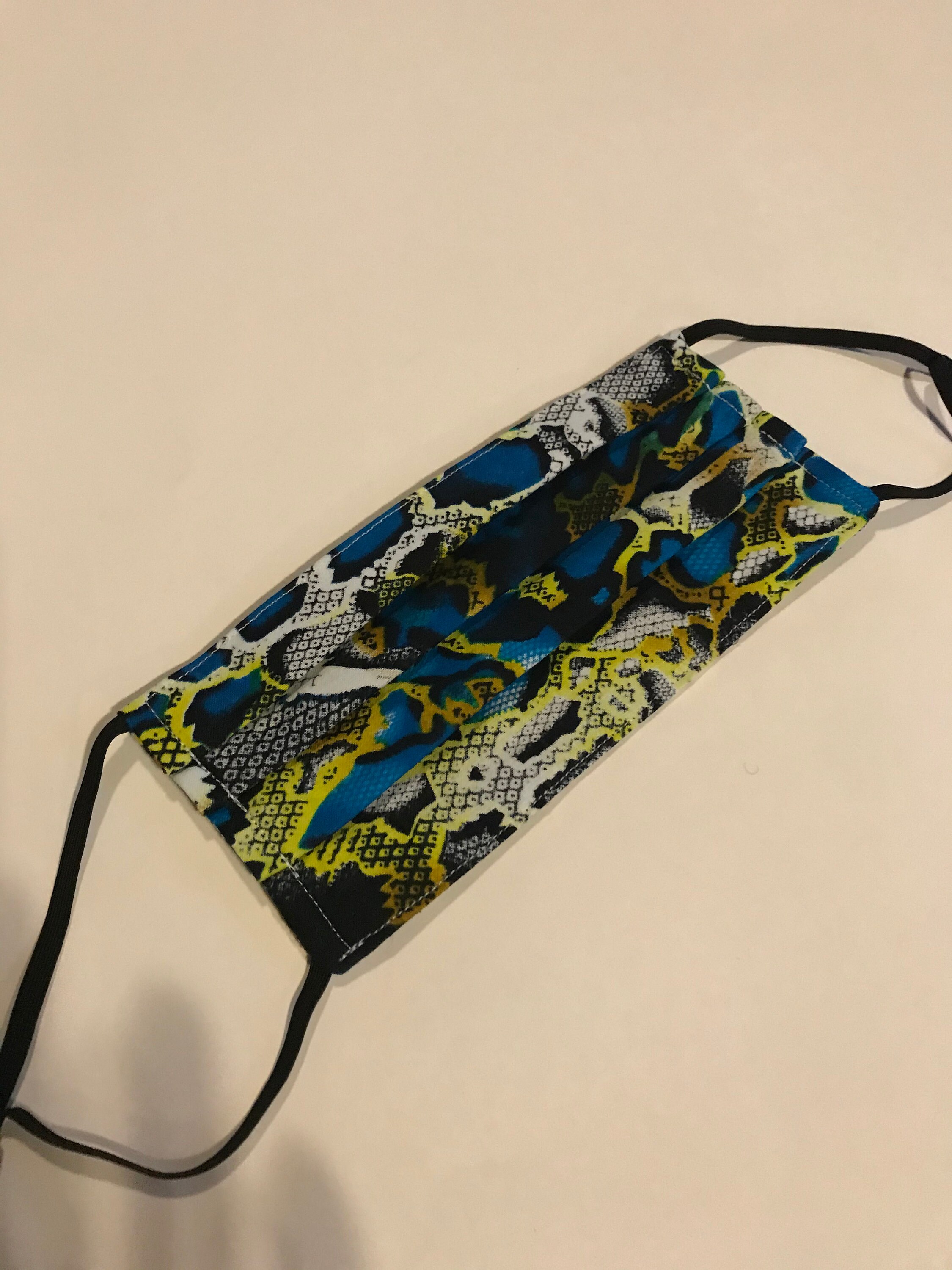 African Print Face Mask-Adjustable Ear Loops-Ready to - Etsy España