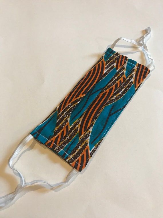 African Print Face Mask-adjustable Ear Loops-ready to | Etsy