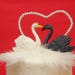 Wedding Swans Edible Cake Decoration. Hand Painted.sugar - Etsy