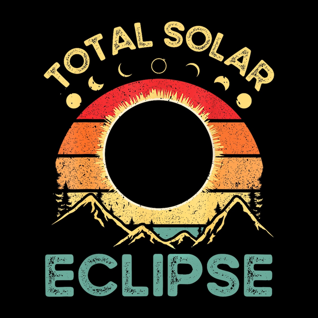 Solar Eclipse 2024 Total Solar Eclipse 4.08.24 Png - Etsy