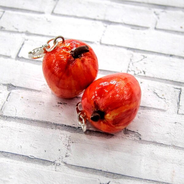 Polymer Clay Apple - Etsy