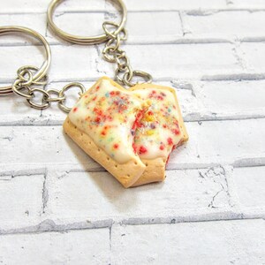 Pop Tart Keychain // Polymer Clay Food // Miniature Pop Tart, Breakfast ...