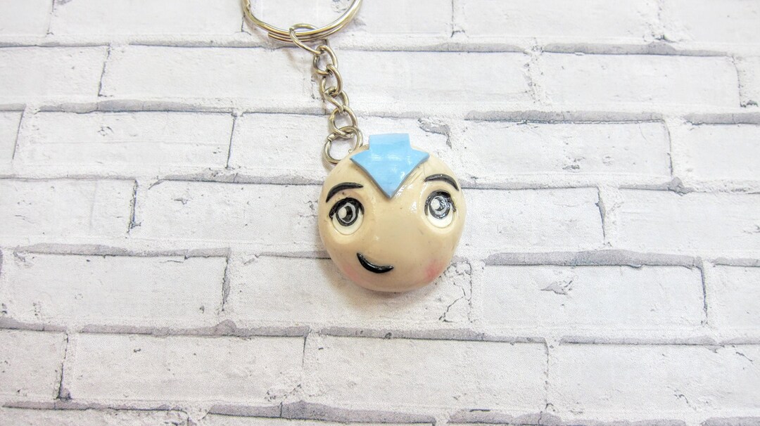 Aang Keychain // Polymer Clay Keychain // Avatar the Last Airbender ...