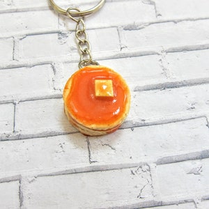 Pancake Keychain // Polymer Clay Food // Clay Keychain, Statement ...
