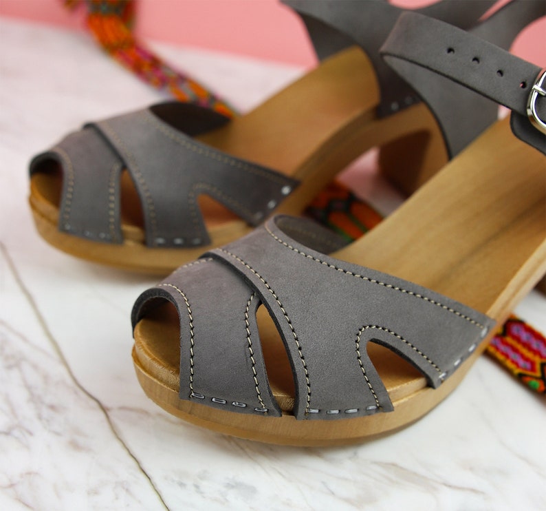 Leather Clogs by Kulikstyle, Swedish Clogs, Leather Shoes, Boho Sandals ...