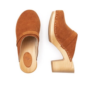 Nut Clogs, Wooden Swedish Clogs, Slingback Shoes, Bohemian Shoes for ...