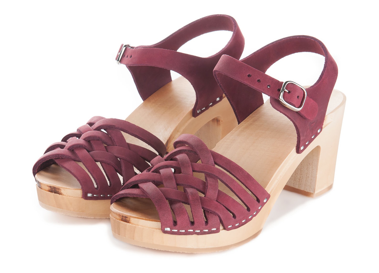 Pink Clogs by Kulikstyle Swedish Clogs Leather Mules Clog | Etsy